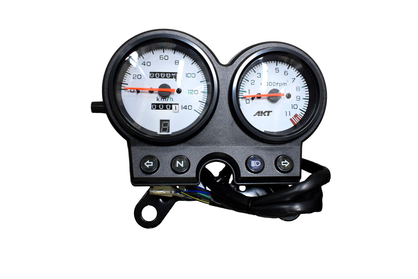Ak 125Sl Generic Chinese Speedometer (White Background) | Mundimotos
