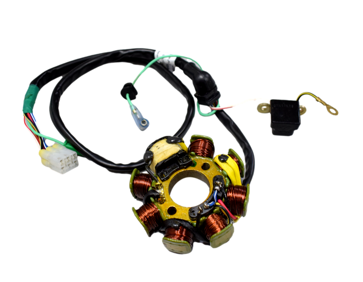 Pulsar 180 II/200 Generic India Coil Plate (Short Cable) | Mundimotos