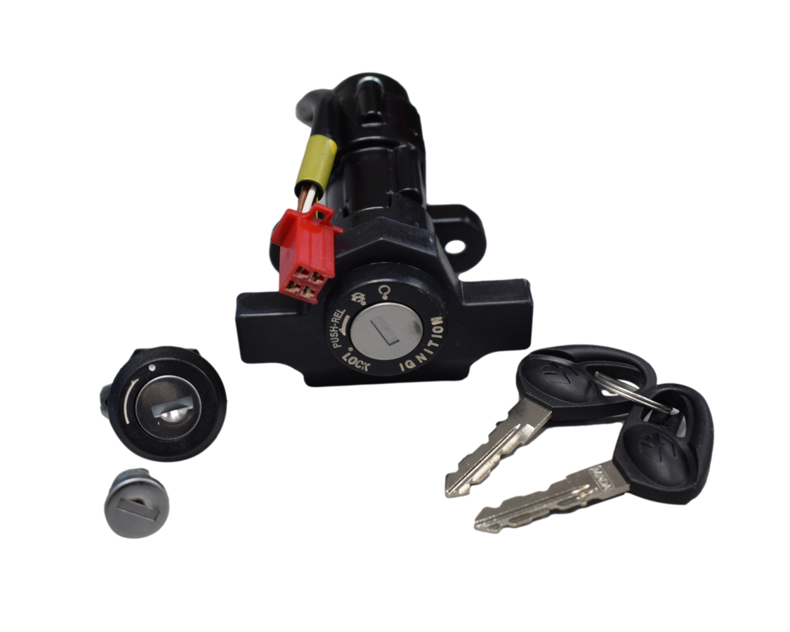 Switch de Encendido Platino Bajaj Original (Set) | Mundimotos