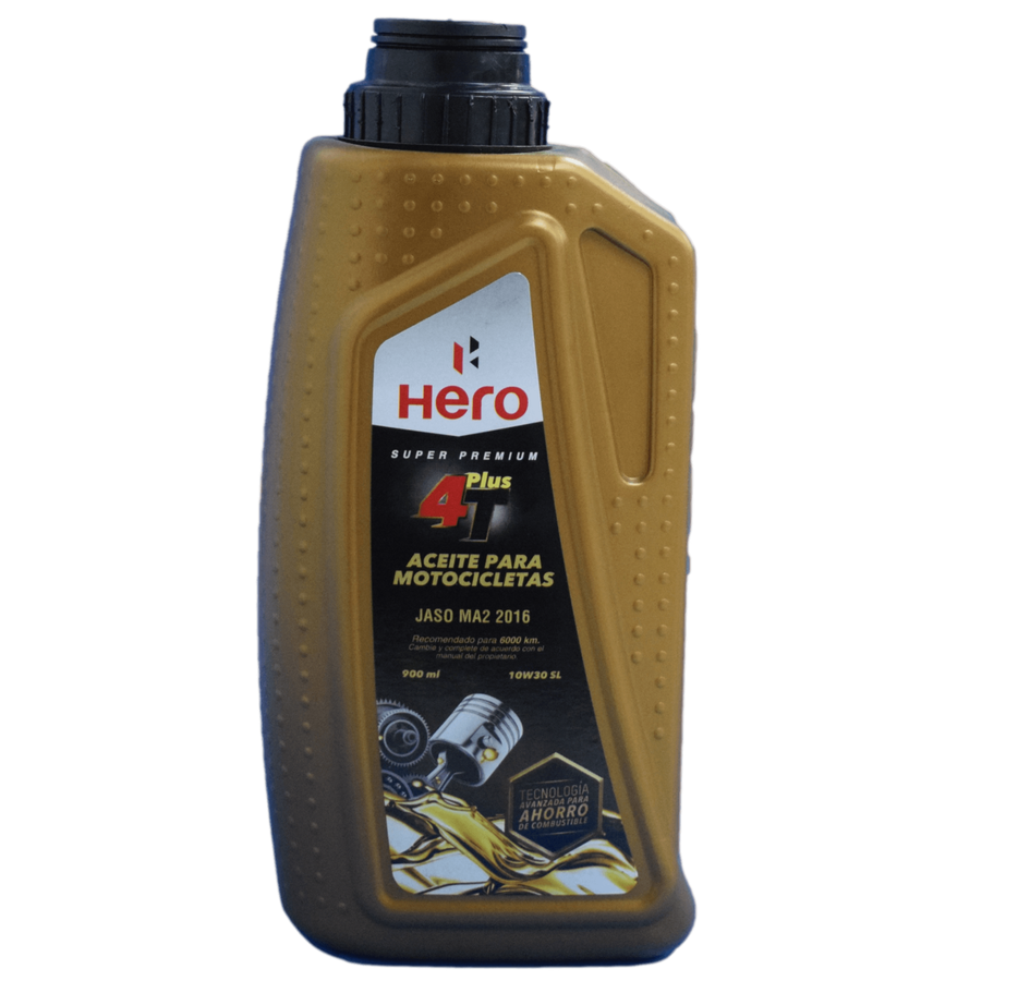 Hero 10W30 Semi-Synthetic Freemplus 4-Stroke Engine Oil | Mundimotos