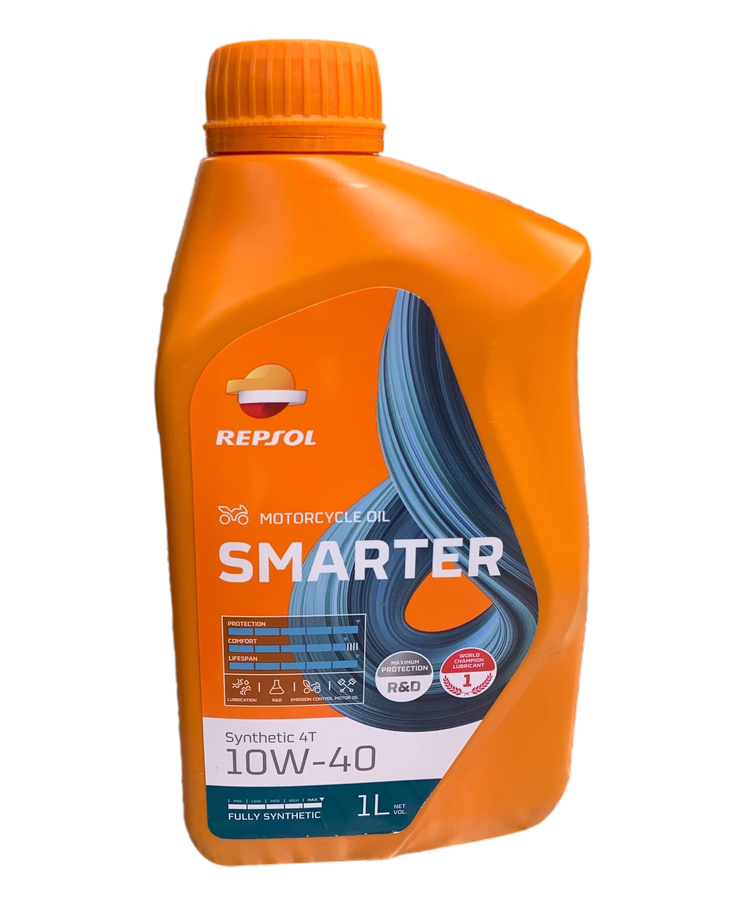 Repsol 10W40 Synthetic 4-Stroke Engine Oil | Mundimotos