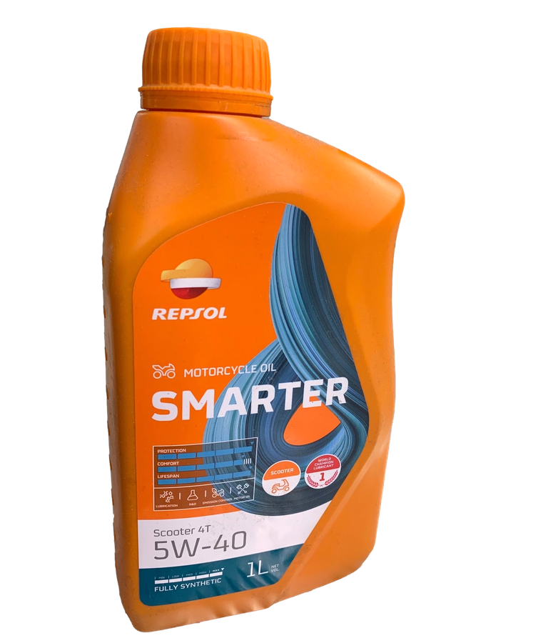 Aceite de Motor Repsol 5W40 Sintetico Scooter 4 Tiempos | Mundimotos