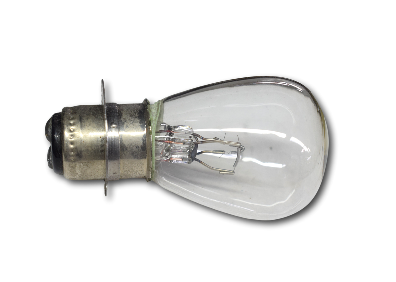 Light Bulb (6V-25/25W) Three Legs - Generic Chinese | Mundimotos
